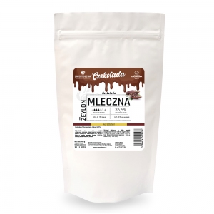 Czekolada mleczna ZEYLON 36,5% - 500g - SweetDecor
